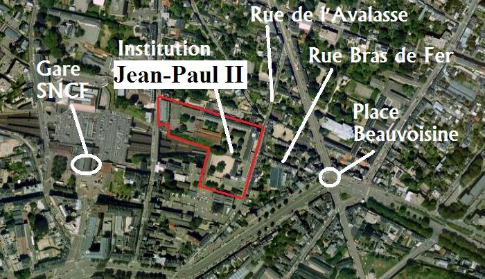Accès à l’Etablissement | Institution Jean-Paul II
